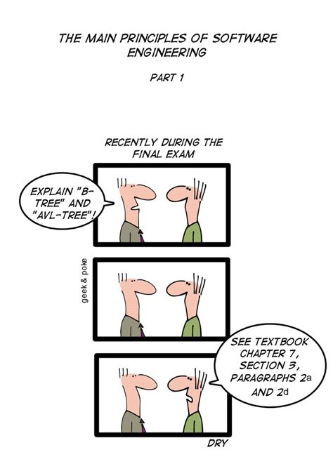 Geek And Poke Simply Explained New Series The Main Principles Of Software Engineering Part