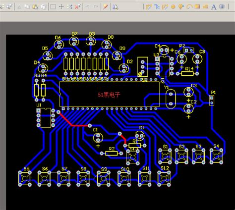 单片机电子琴原理图pcb源文件 Altium Designer