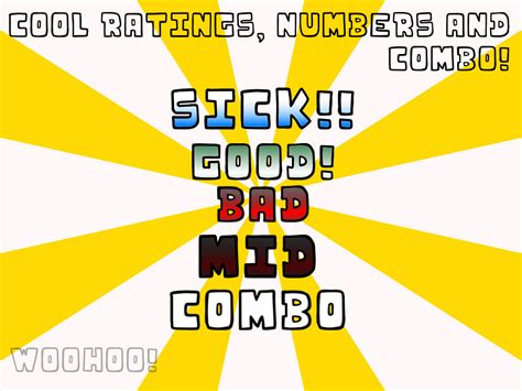 Cool Numbers Ratings And Combo Mod For Friday Night Funkin Fnf Mods