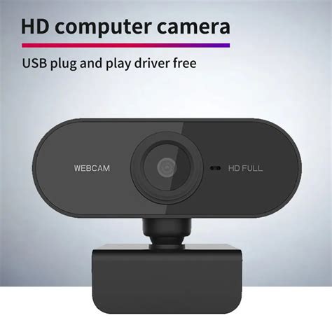 컴퓨터 Pc 노트북 웹캠 Usb 카메라 비디오 녹화 라이브 웹 1080p 미니 20 마이크 포함 빠른 티몬