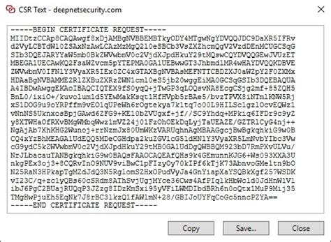 Create Certificate Signing Request Dualshield Mfa Platform Deepnet