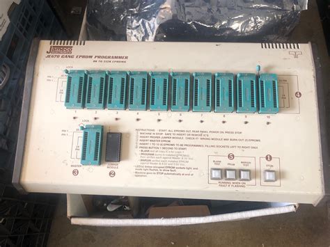 Jameco Je670 Gang Eprom Programmer Museum Of The Game