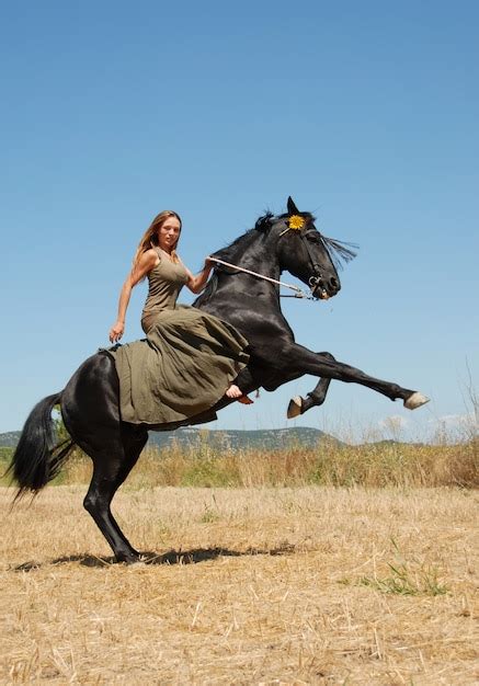 Premium Photo Riding Girl