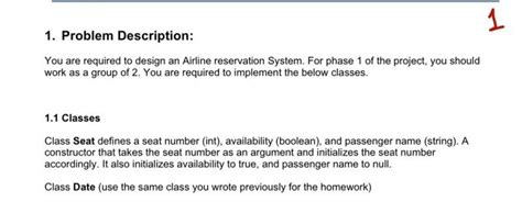 Solved 1 Problem Description You Are Required To Design An