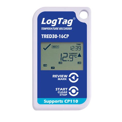 Temperature Data Logger TRED30 16 Logtag With LCD Display Storage Continuous