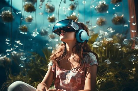 Premium Ai Image Virtual Reality Tourism Experiences Future Vision