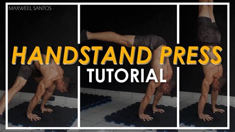 Handstand Press Tutorial Youtube