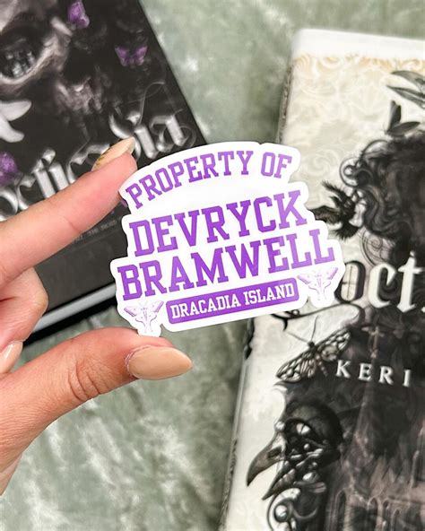 Property Of Devryck Bramwell Sticker Officially Licensed Nocticadia Keri Lake Merch Dark
