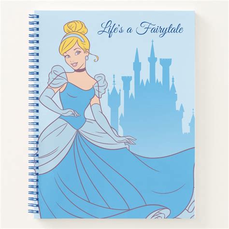 Cinderella And Castle Graphic Notebook Zazzle Cinderella Castle Cinderella Castle Silhouette