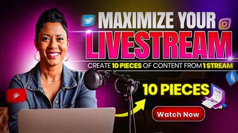 Stop Creating Content From Scratch How To Maximize Every Livestream