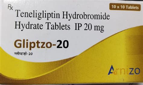 Gliptzo Teneligliptin Hydrobromide Hydrate Tablets For Hospital