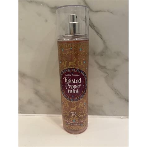 Bath And Body Works Twisted Peppermint Fine Fragrance Mist Shopee Philippines
