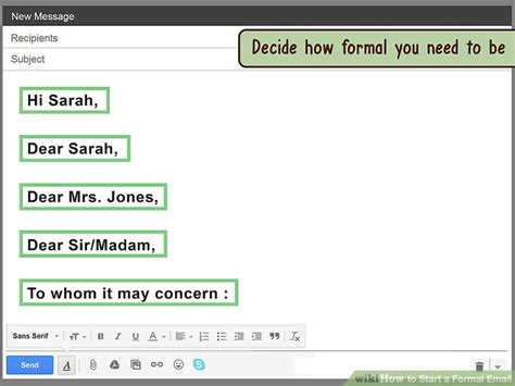 How To Start A Formal Email 14 Steps With Pictures WikiHow