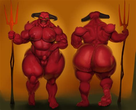 Rule 34 Anthro Ass Baron Of Hell Doom Big Ass Big Breasts Big Butt
