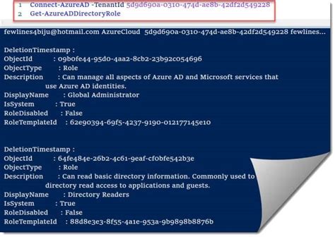 Get Azureaddirectoryrole Azure Lessons