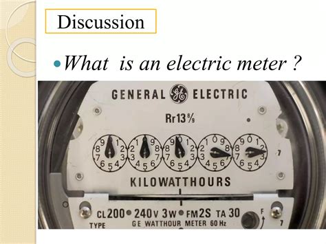 Reading And Interpreting Electric Meterpptx