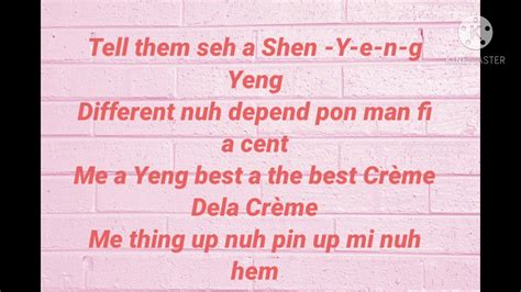 Shenseea Dont Rush Freestyle Lyrics Youtube Music