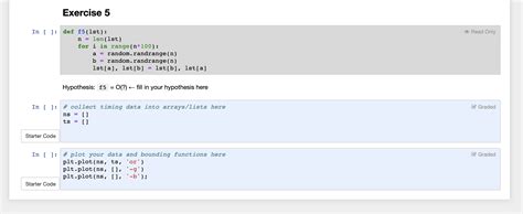 Solved Exercises For The Function Provided In The First Cell Chegg