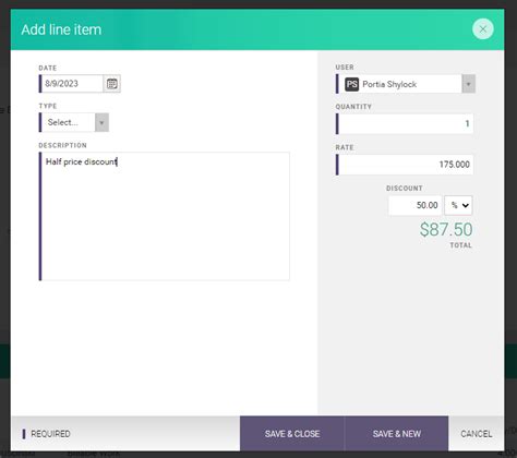How Do I Add A Line Item Discount To An Invoice CARET Legal