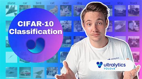 how to train an image classification model with cifar 10 dataset using ultralytics episode 65