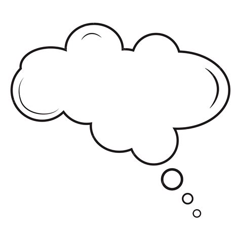 Thought Bubble Vector Thought Bubble Comic Box Png And Vector With
