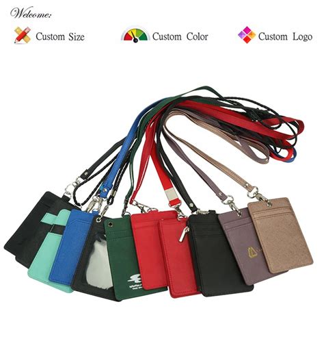 New Style Leather Work Permit Visa Holder Id Name Case Buy Leather