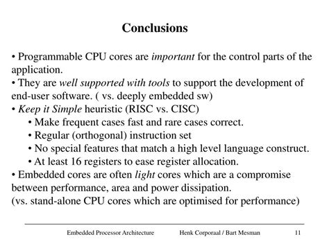 Ppt Embedded Processor Architecture Powerpoint Presentation Free Download Id 2892666
