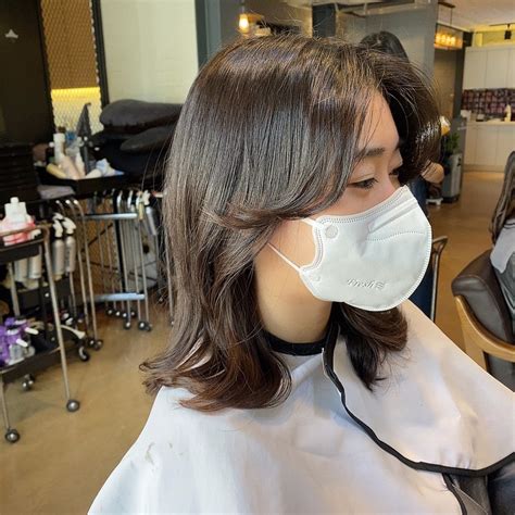 합정미용실 더크라운헤어 합정점 중단발 빌드펌cs컬펌 후기 네이버 블로그