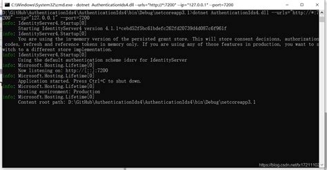 Identityserver4 密码模式（resource Owner Password Credentials