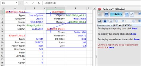 Pricing Of Risk Scaling Options In Excel Resources