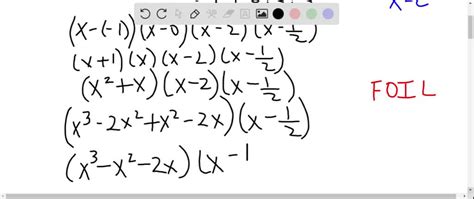SOLVED Polynomials With Specified Zeros Find A Polynomial Of The Numerade