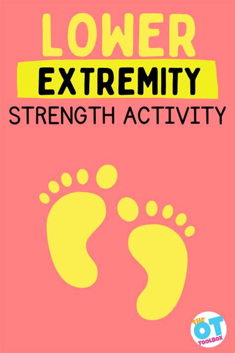 Lower Extremity Strength And Motor Planning Activity The Ot Toolbox