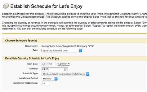Product Schedule In Salesforce Technical Potpourri From Sudipta Deb