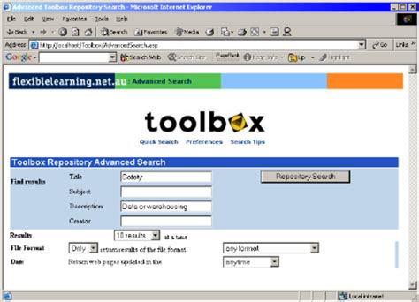 Toolbox Digital Repository Search Engine Download Scientific Diagram