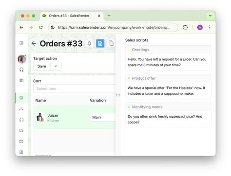 Sales Scripts In Salesrender Salesrender Crm Sales Scripts In Salesrender Salesrender Crm