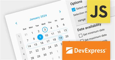 Boost Javascript Calendar Productivity With Flexible Date Selection