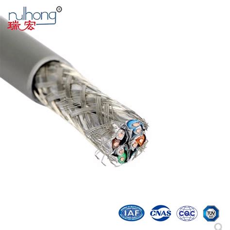 Grey Flexible Copper Pvc Single Core Multicore Copper Tape Shielded Computer Control Cable