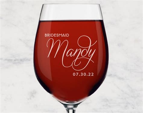 Personalized Wine Glasses Etched Wine Glasses Custom Wine Etsy