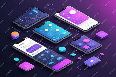 Premium Photo Toolkituiux Scene Creator Mobile Application Design Smartphone Mockup