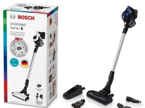 Bosch Unlimited Serie 6 BBS611MAT 18V akkus li-ion akkumulátoros 2 in ...