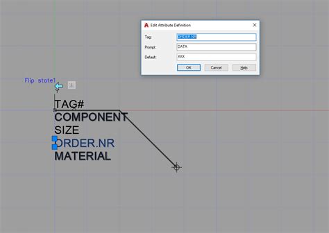 solved simple block with text and leader alignment export import