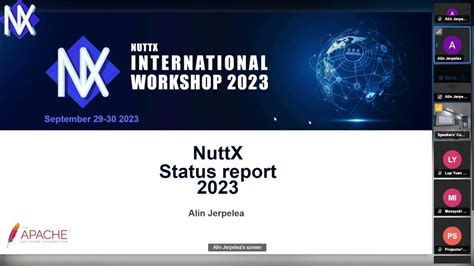 Day1 01 Nuttx Status Report 2023 Youtube