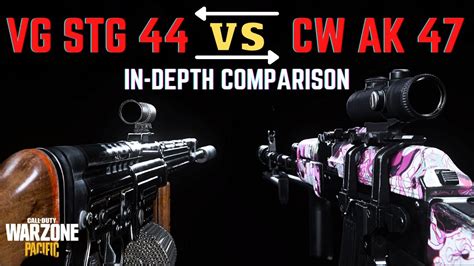 Stg 44 Vs Cw Ak 47 In Warzone In Depth Statistics With Best Class