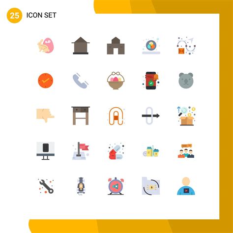 25 Thematic Vector Flat Colors And Editable Symbols Of Approved Open