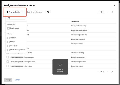 Ux Review Users Role Mappings Assign Role Modal The Modal Flashes When Clicking The Modal