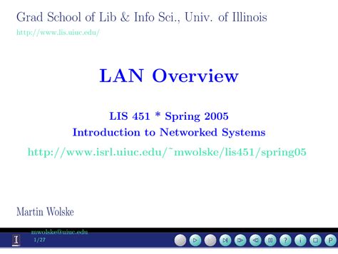 Introduction To Network Systems Lecture Slides Lis 451 Docsity