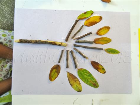 Make A Tree Using Twigs And Leaves Think Pick Create Projects