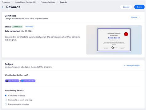 Wix Online Programs Editing Your Program Settings Help Center