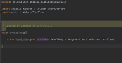Android — Creando Una Lista Simple Con Kotlin By Armando Picón Kotlin Droid Dev Reactor Medium
