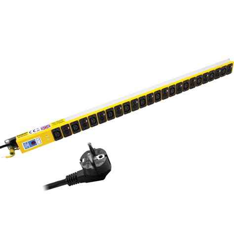 12 Way 10A Individual Neon Fused IEC C13 Sockets CEE 7 7 Plug PDU Olson Direct